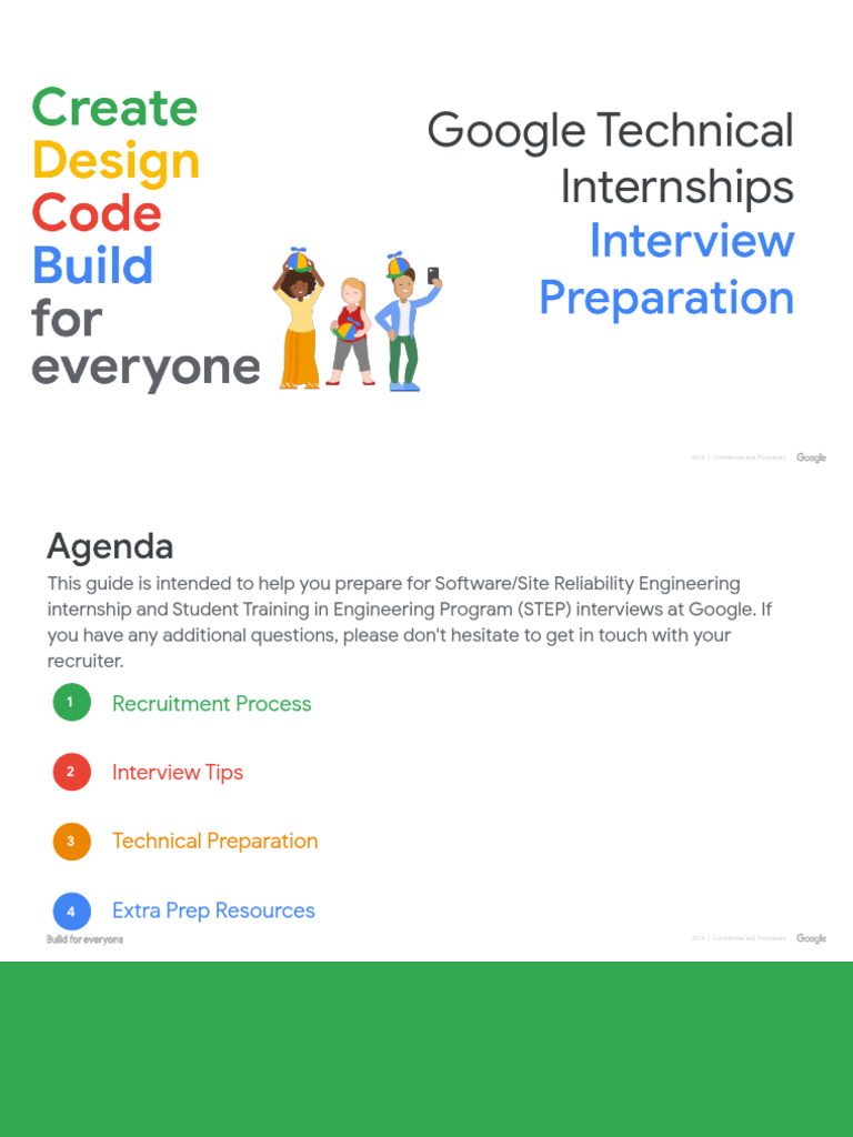 Preparing For Google Technical Internship Interviews | PDF ...