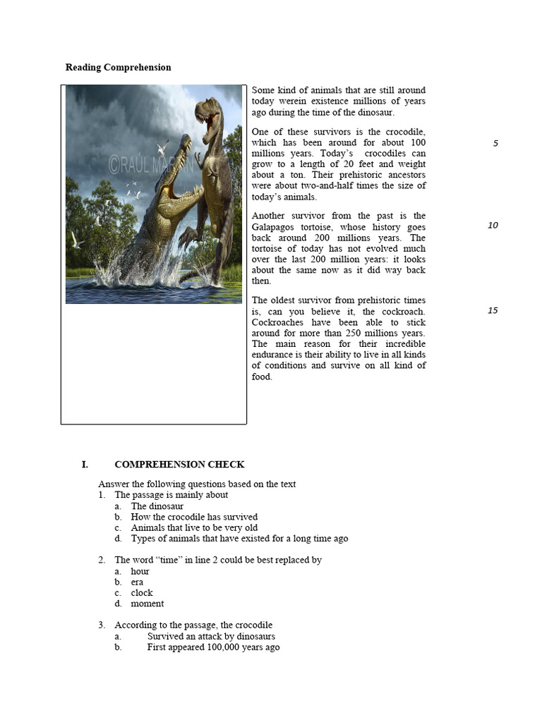 Reading Comprehension | PDF | Agriculture | Engineering