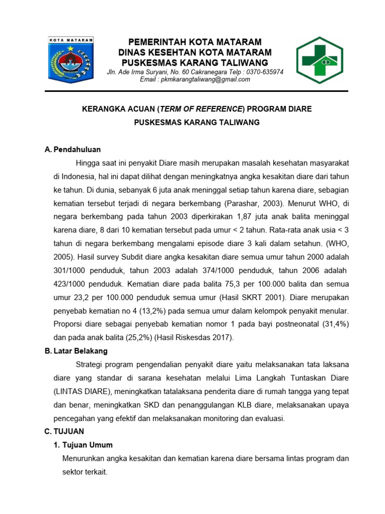 Program Pengendalian Diare | PDF