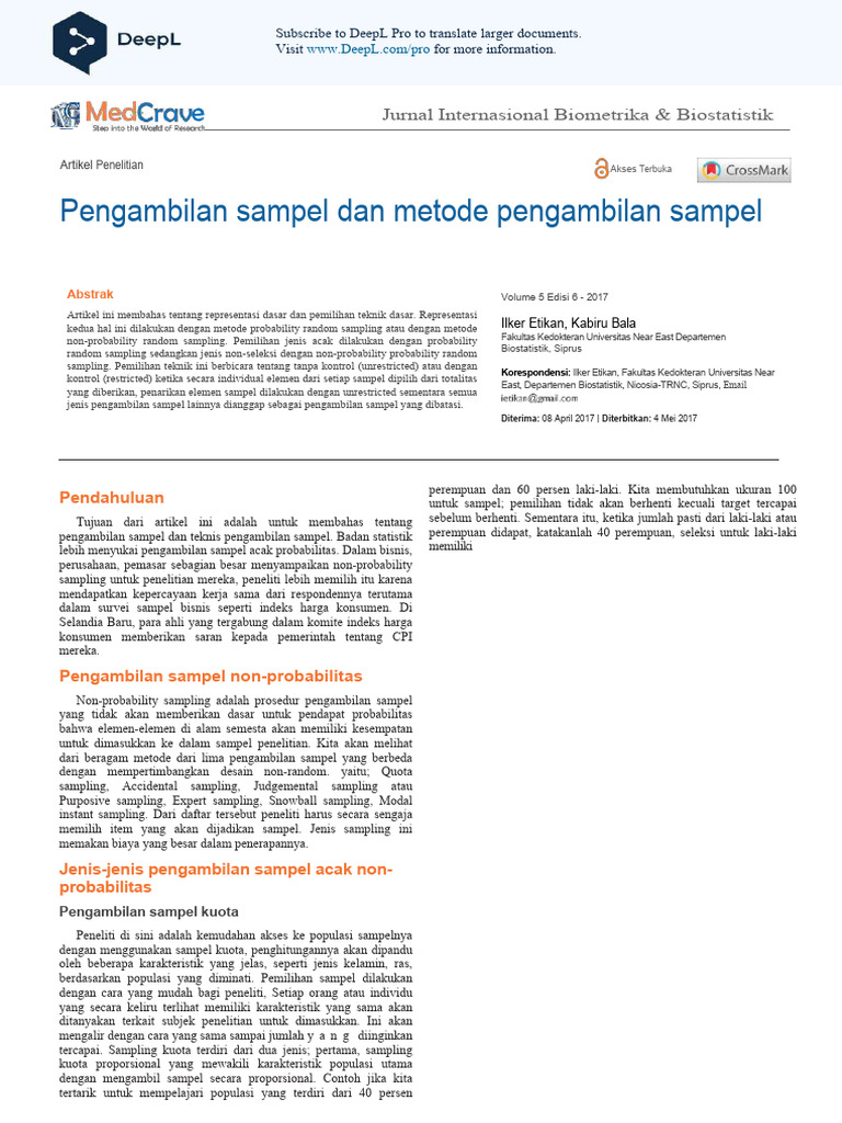 Sampling - and - Sampling - Methods Id (1) - Compressed | PDF