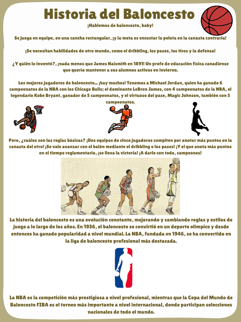 Historia Del Baloncesto | PDF