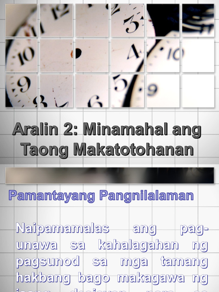 Grade 6 PPT - ESP - Q1 - W2 | PDF