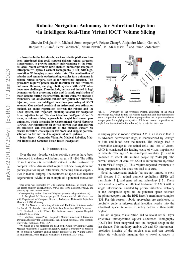 Robotic Navigation Autonomy For Subretinal Injection Via Intelligent Real-Time Virtual iOCT ...