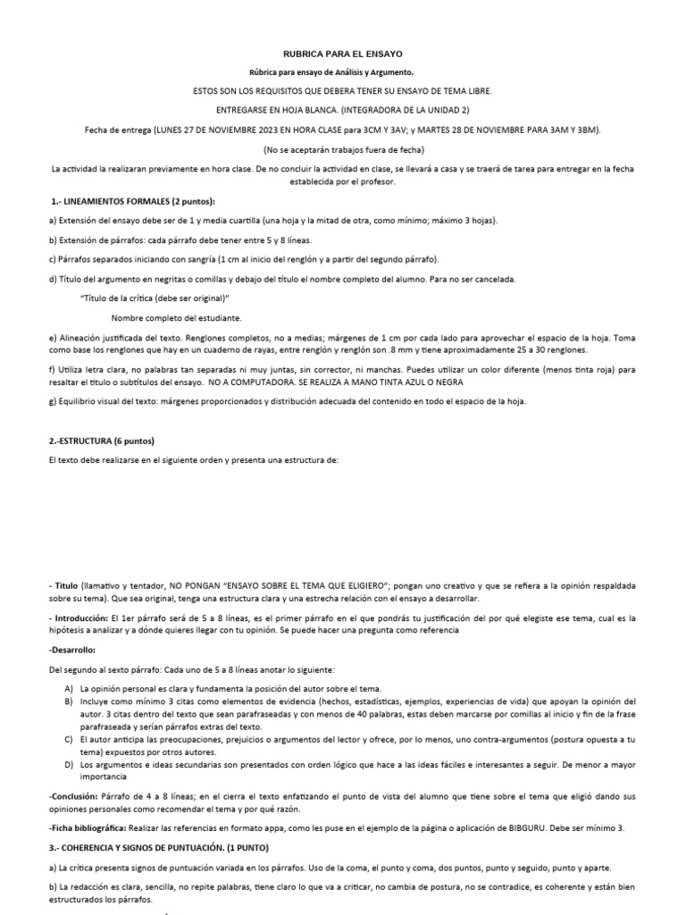 Null 2 | PDF | Coma | Ensayos