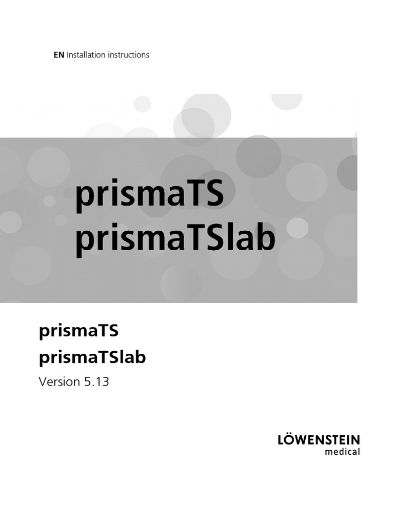 prismaTS prismaTSlab User Manual EN 68086 | PDF | Computer Network | Installation (Computer ...