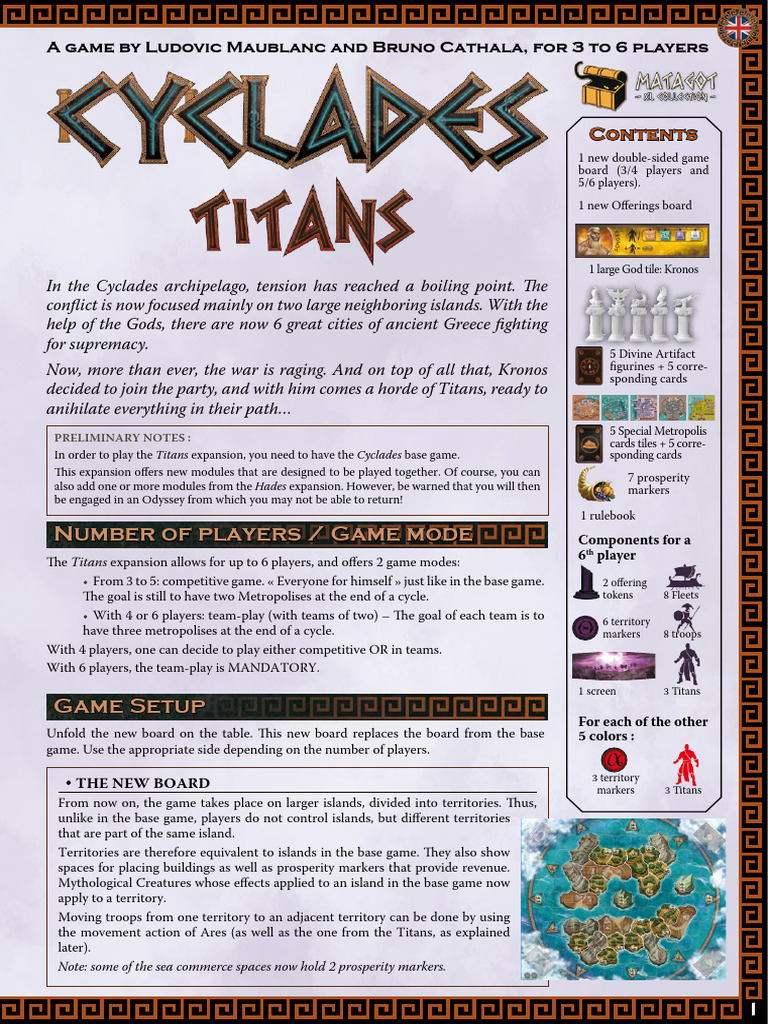 Cyclades Titans Exp Rules | PDF