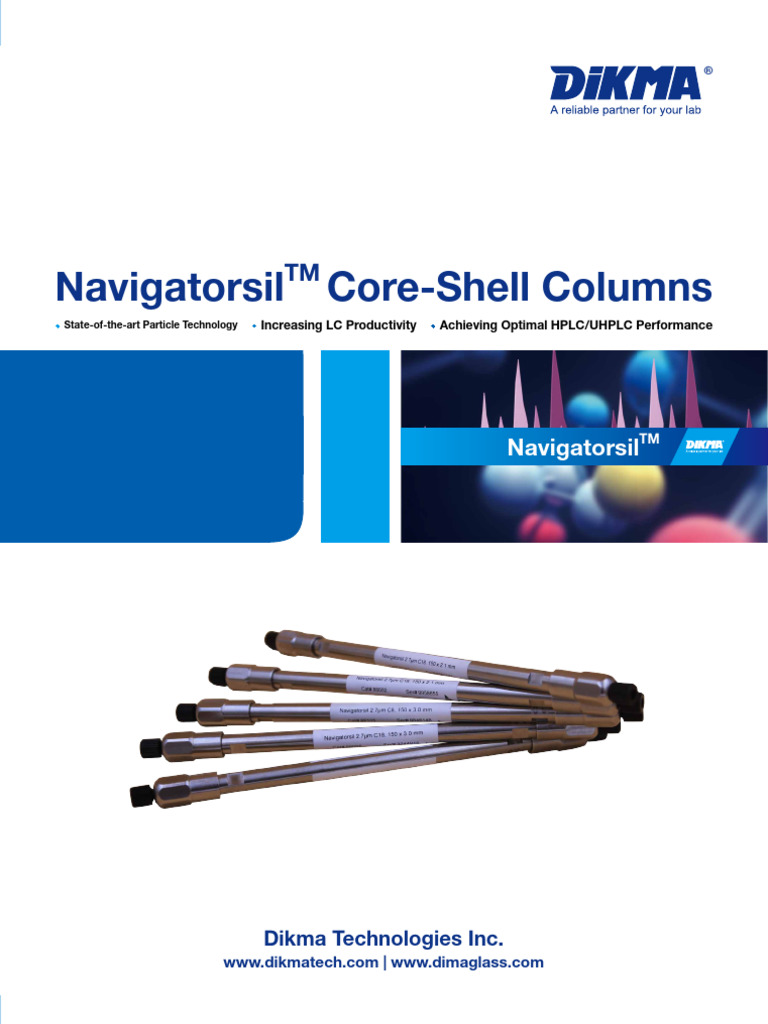 #3076 Navigatorsil Core-Shell Columns | PDF | High Performance Liquid ...