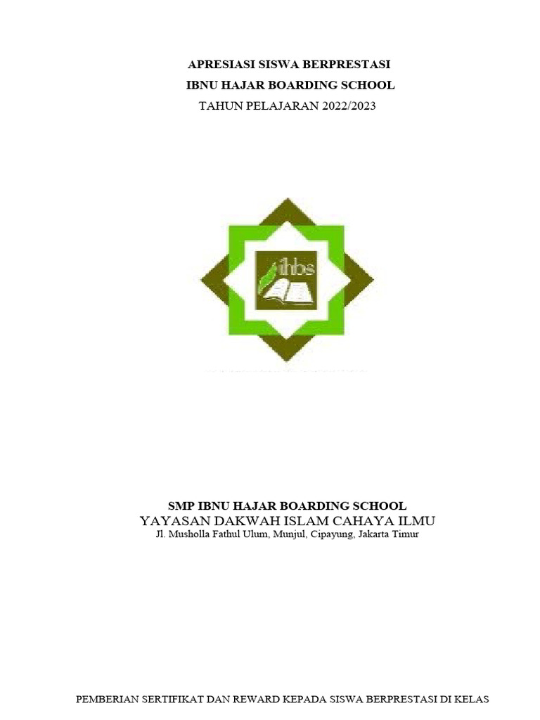 APRESIASI SISWA Berprestasi | PDF APRESIASI SISWA Berprestasi | PDF
