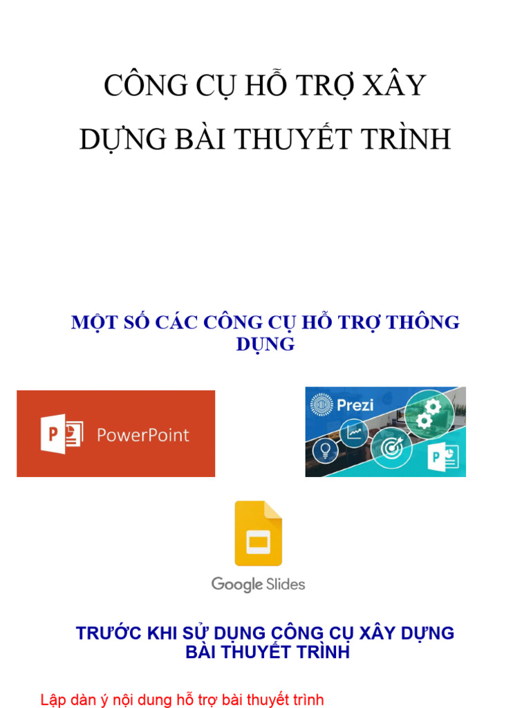 Bai 2.2 Cong Cu Ho Tro Thiet Ke Bai Trinh Bay | PDF