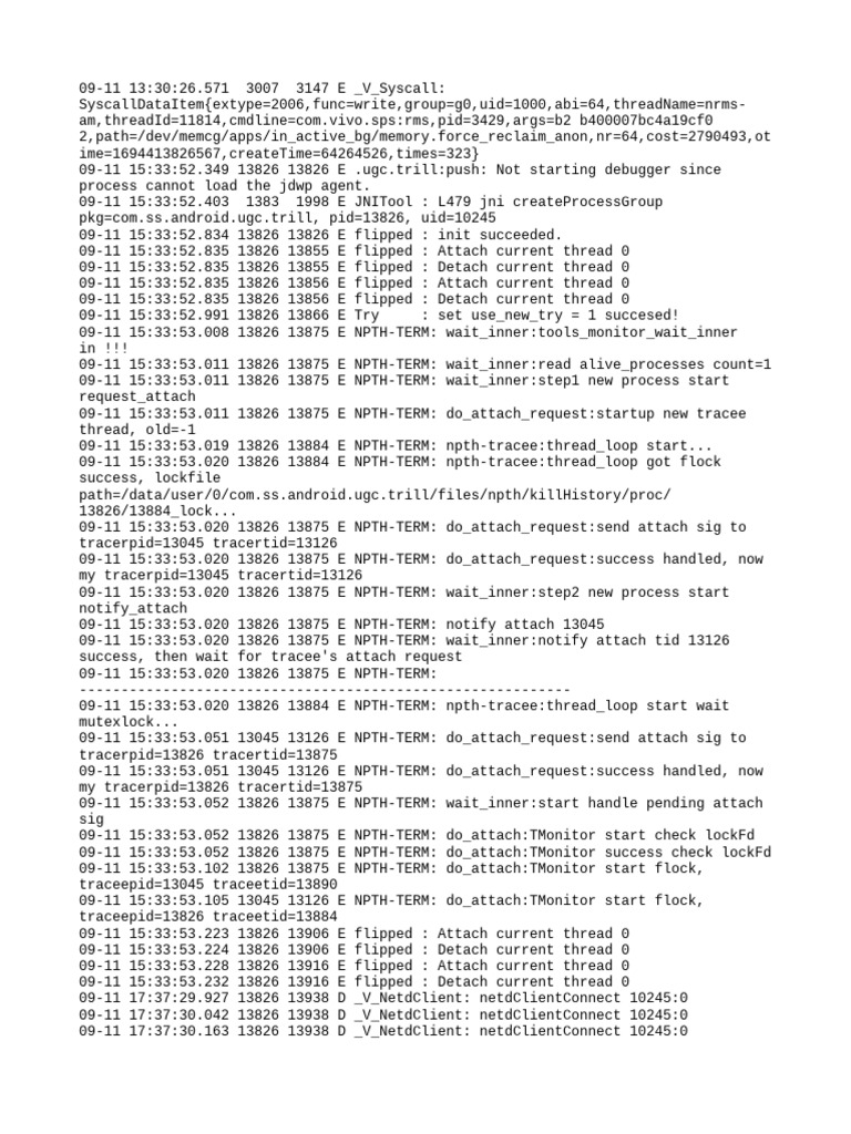 Log | PDF | Computing | Operating System Technology