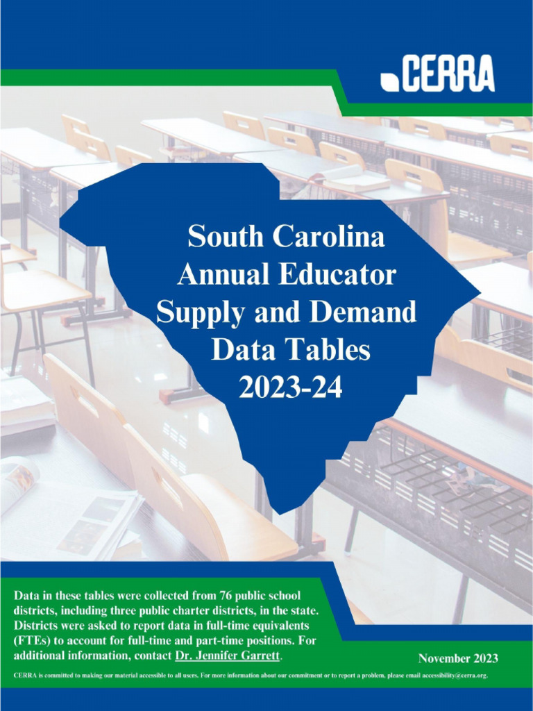 Supply Demand Data Tables 2023-24 | PDF | Teachers | Science ...