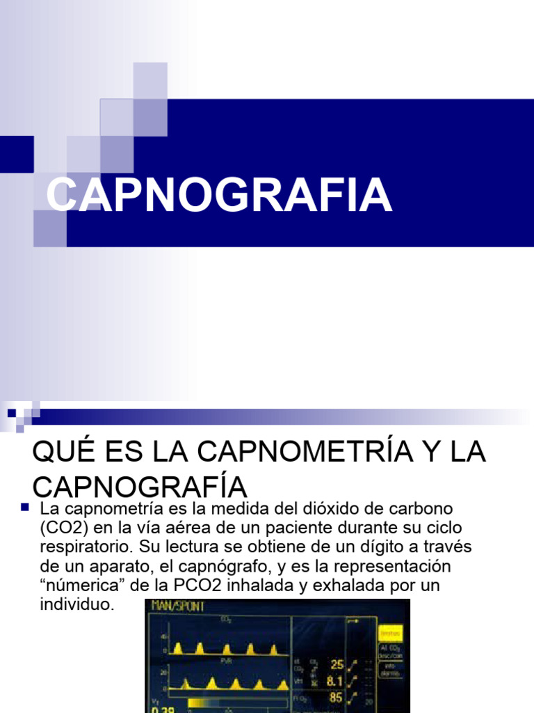 CAPNOGRAFIA | PDF | Medicina CLINICA | Enfermedades y trastornos