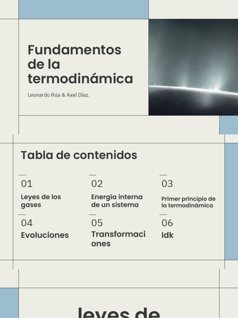 Fundamentos de La Termodinámica | PDF | Gases | Temperatura