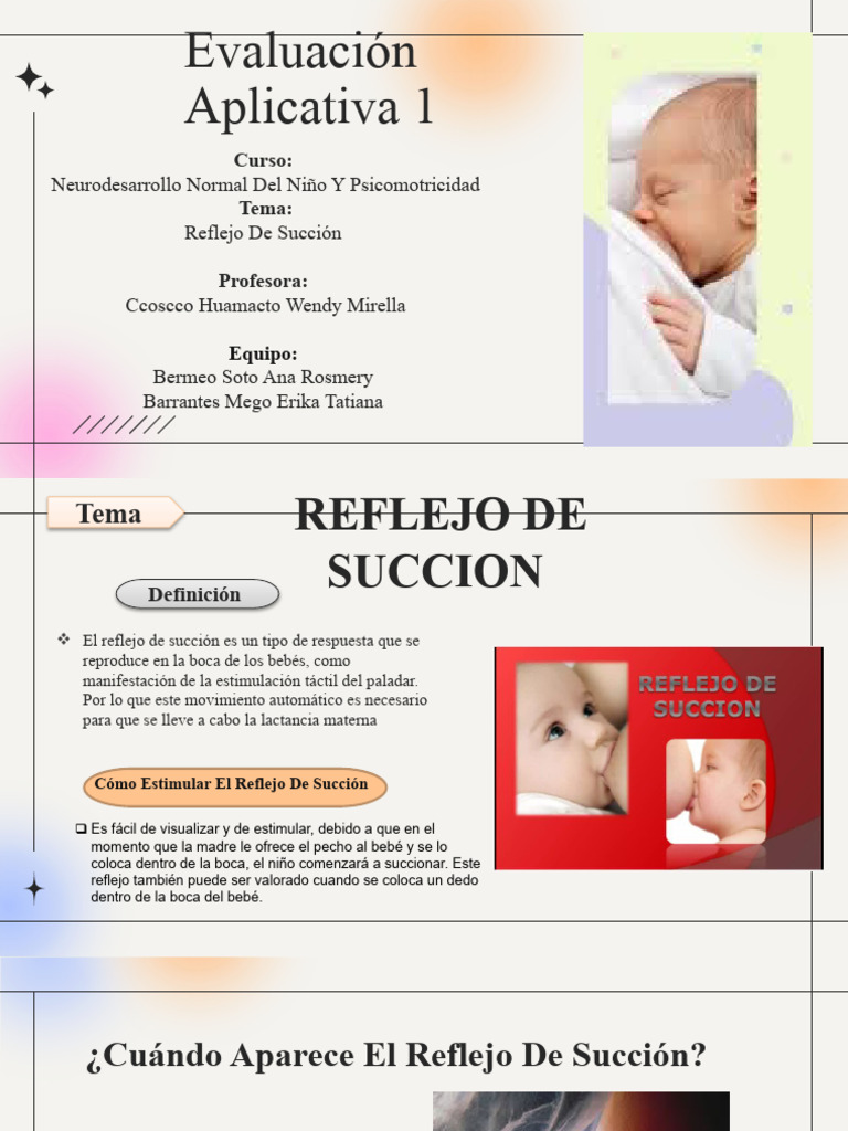 Reflejo de Succipn | PDF | La leche materna | Pecho