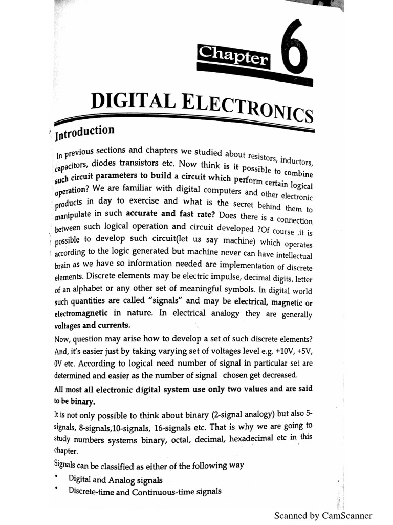 Digital Electronics | PDF
