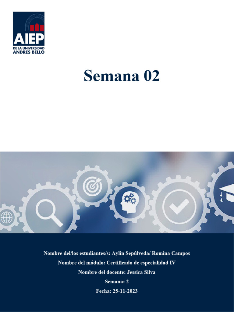 EDI004 Plantilla Actividad Semana2 | PDF | Maestros | Evaluación