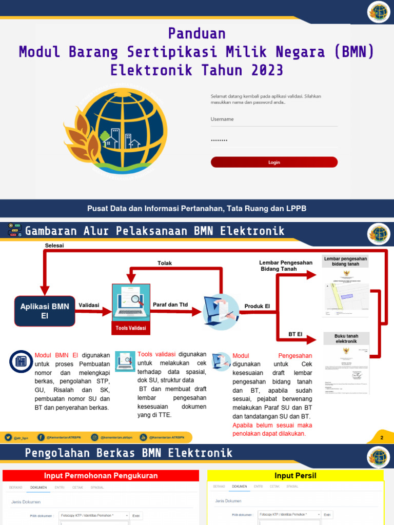 Panduan Modul BMN Elektronik Tahun 2023 | PDF