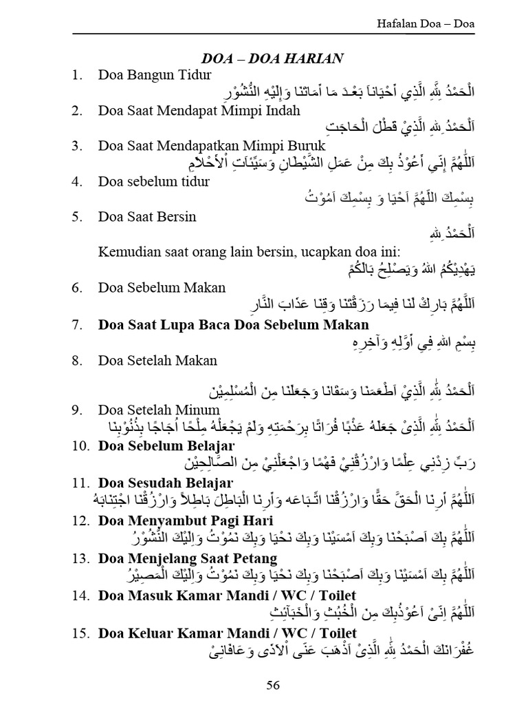Doa Doa | PDF