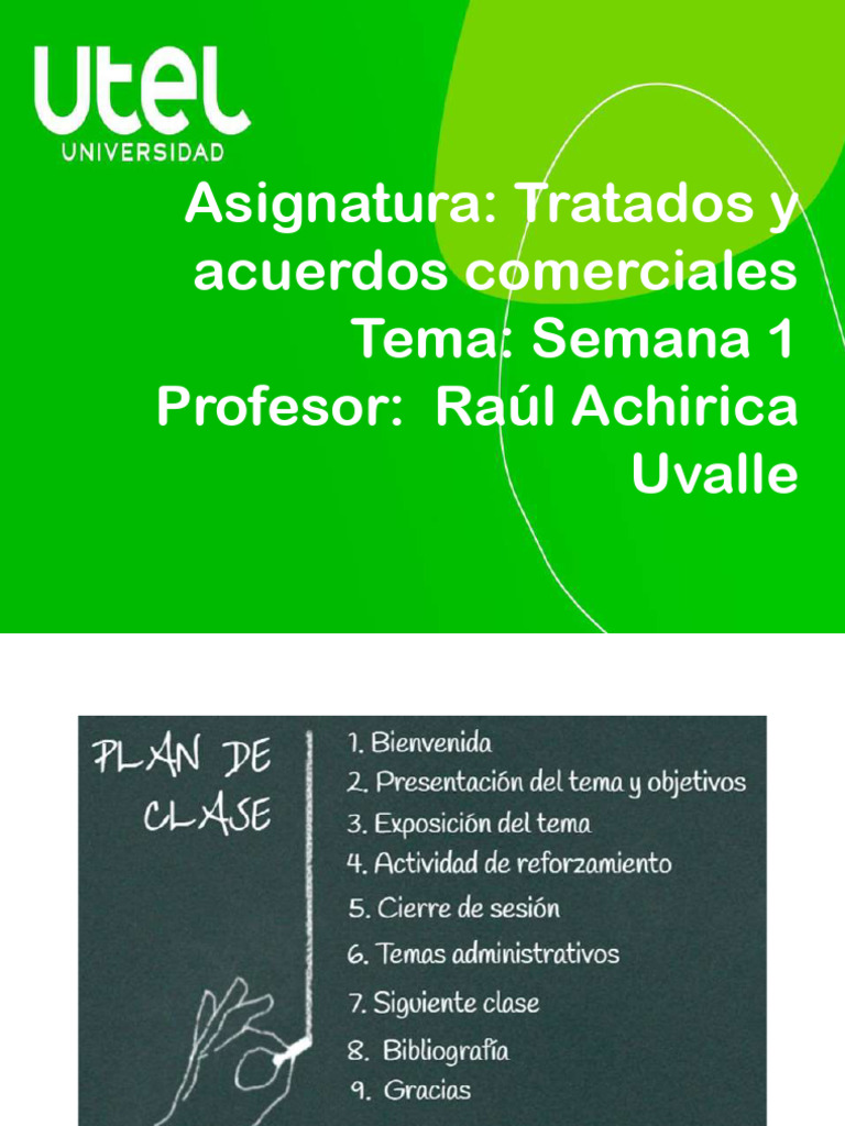 TYAC - OC - Semana 1 - ST | PDF | Tratado de Libre Comercio ...