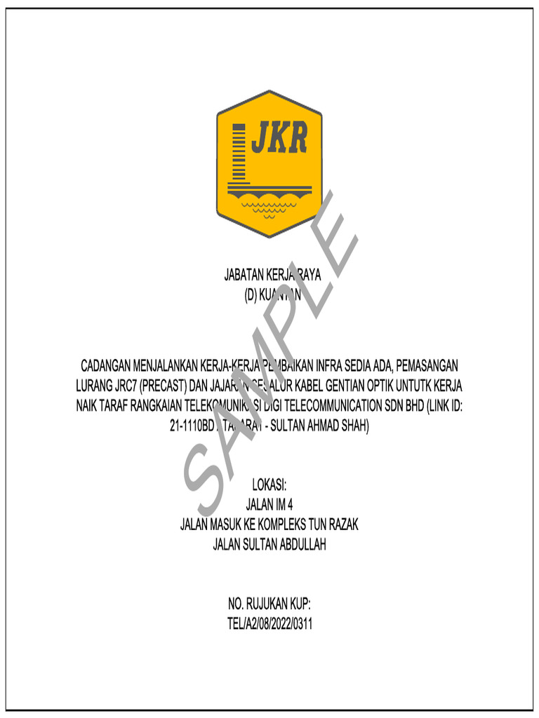 Sample TMP 22-0311 | PDF