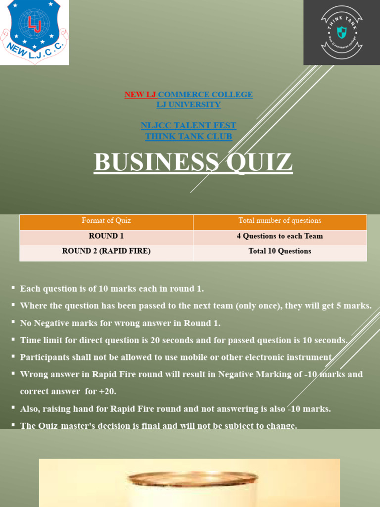 REVISED - Business Quiz - PPT | PDF | Vehicles | Space X