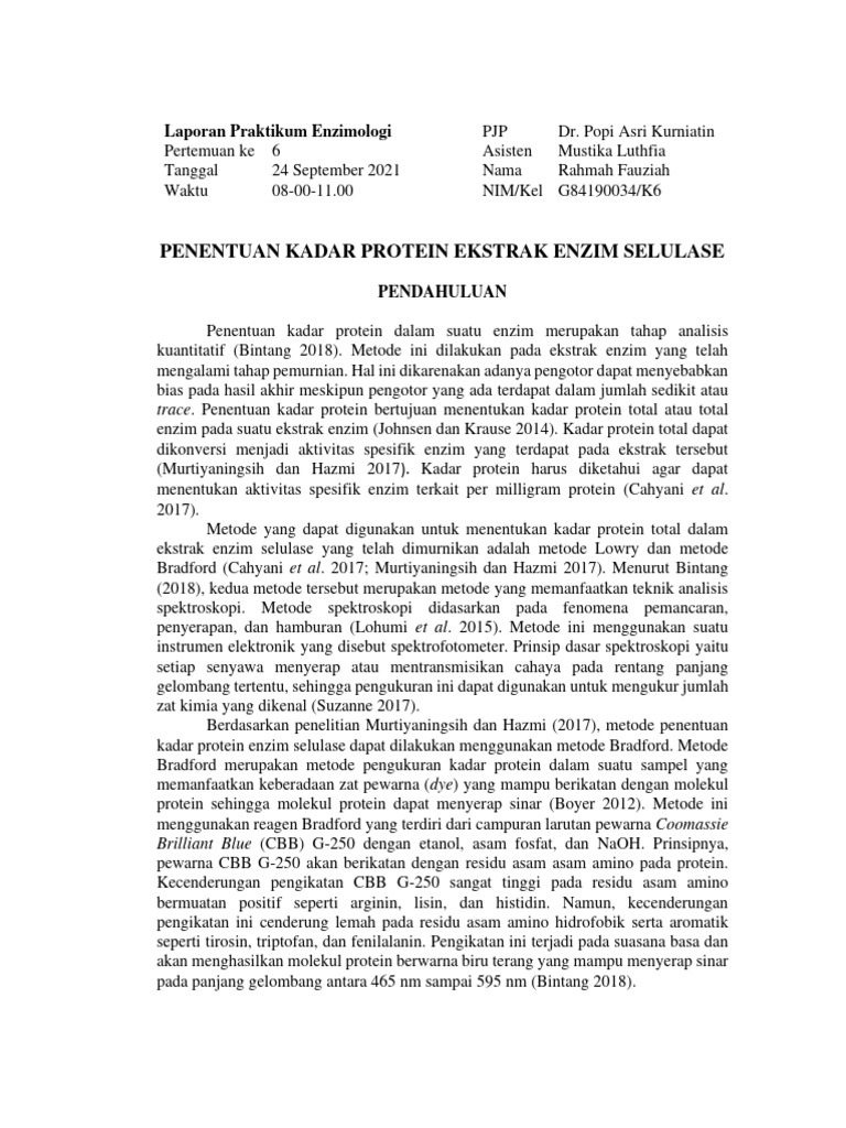 034 - Rahmah Fauziah - Laprak 6 | PDF