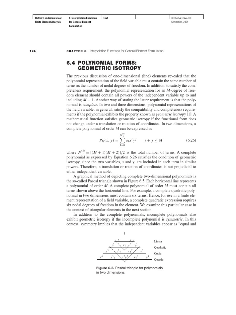 Pages From 30.fundamentals of Finite Element Analysis-4 | PDF | Polynomial | Finite Element Method