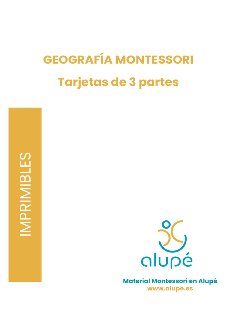Geografía Montessori: Tierra y Continentes | PDF | Continente | Isla