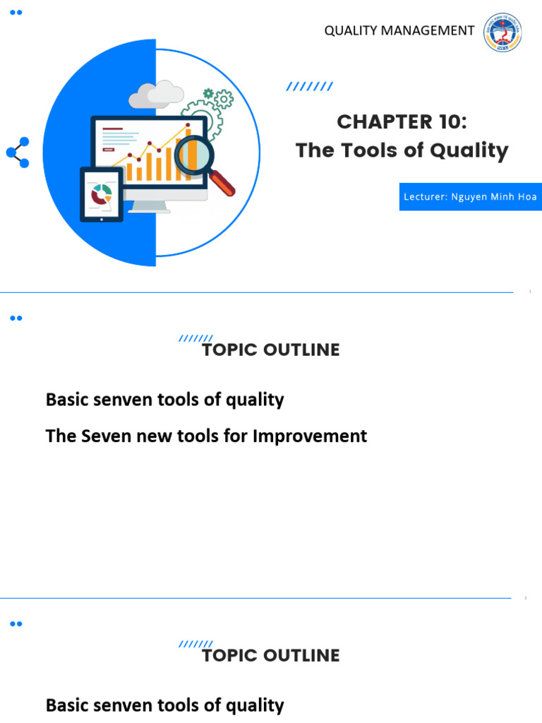 Topic 5 - The Tools of Quality | PDF | Histogram | Scatter Plot