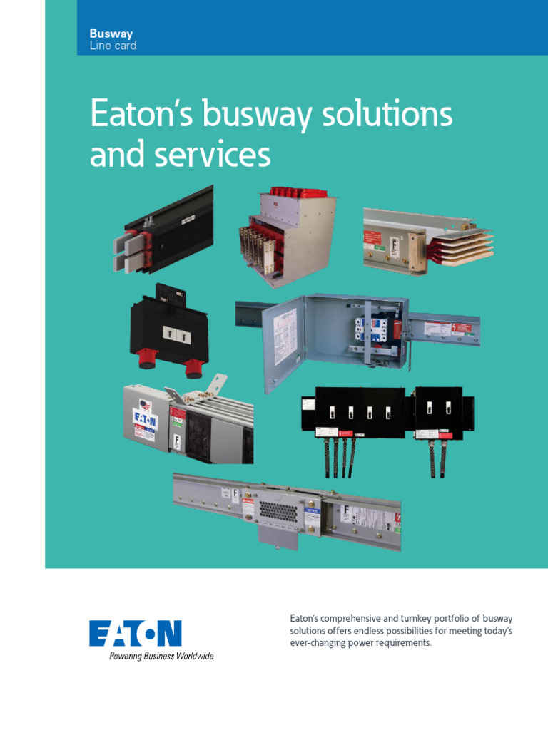 Eaton Busway Line Card Sa017001en | PDF | Ac Power Plugs And Sockets ...