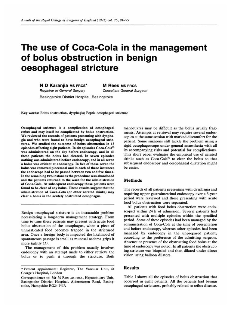 Coca Cola | PDF | Clinical Medicine | Medical Specialties