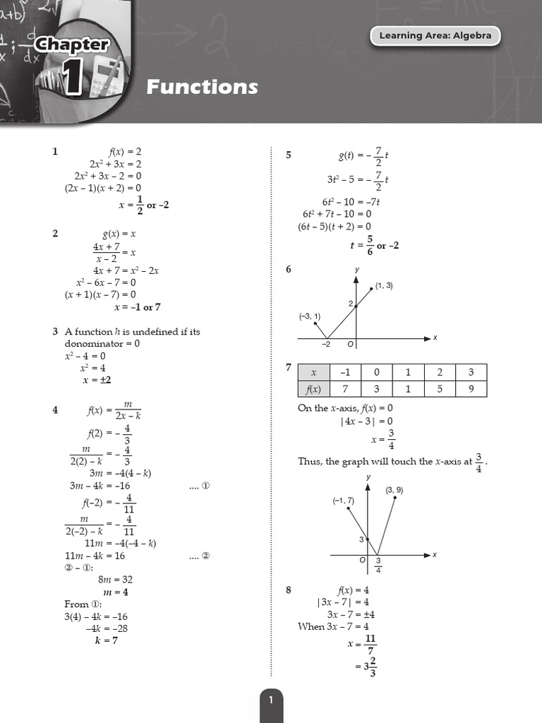 Analysis SPM Add Maths - F4 C1 | PDF | Mathematics | Mathematical Analysis