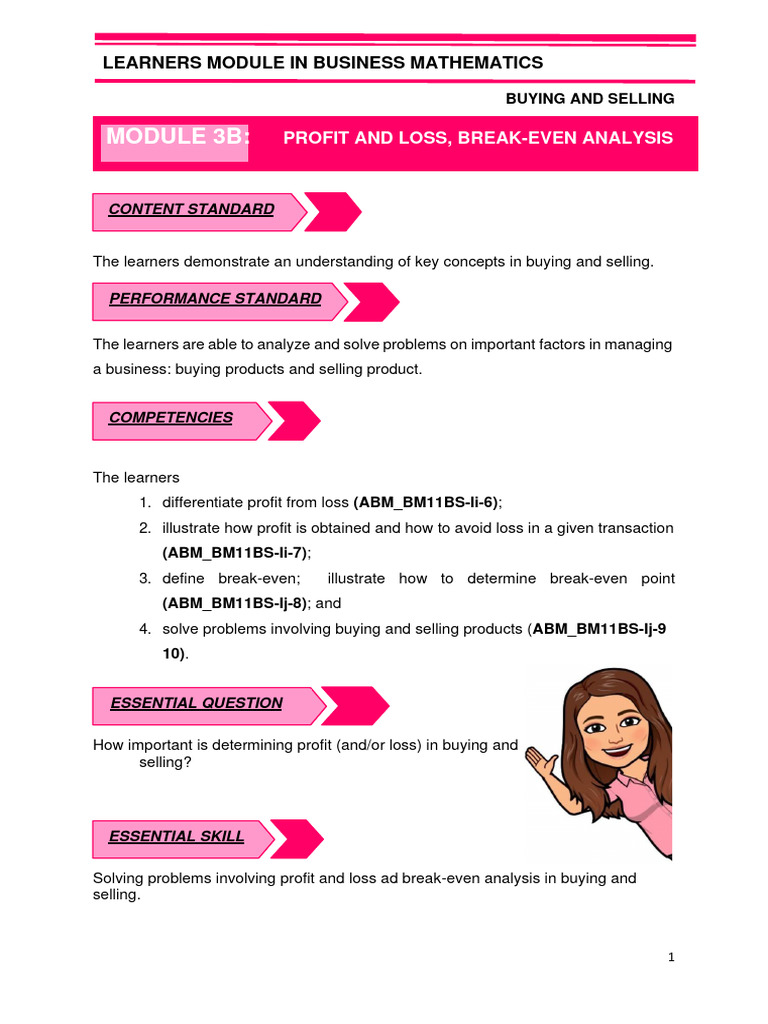 BUSINESS MATH MODULE 3B For MANDAUE CITY DIVISION | PDF | Financial ...