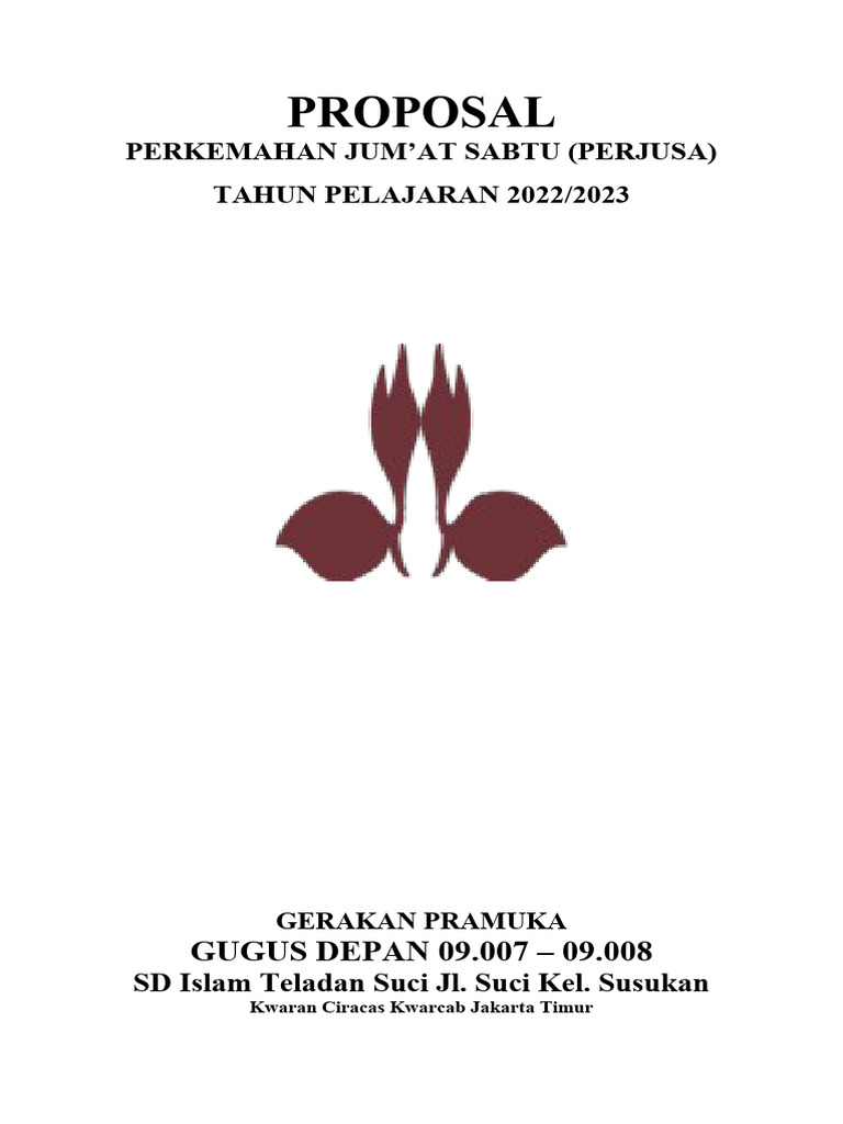 Proposal Perjusa 2022 Baru | PDF