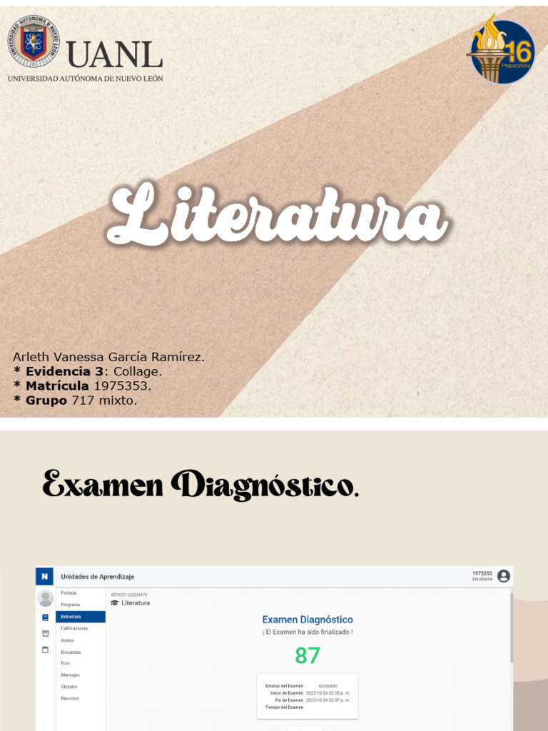 Literatura Ev 3 - Arleth García | PDF | Poesía