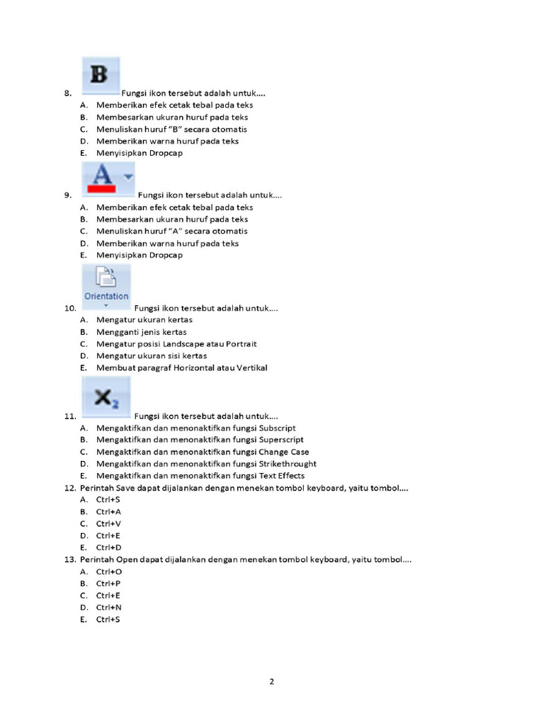 Soal Ms Word | PDF