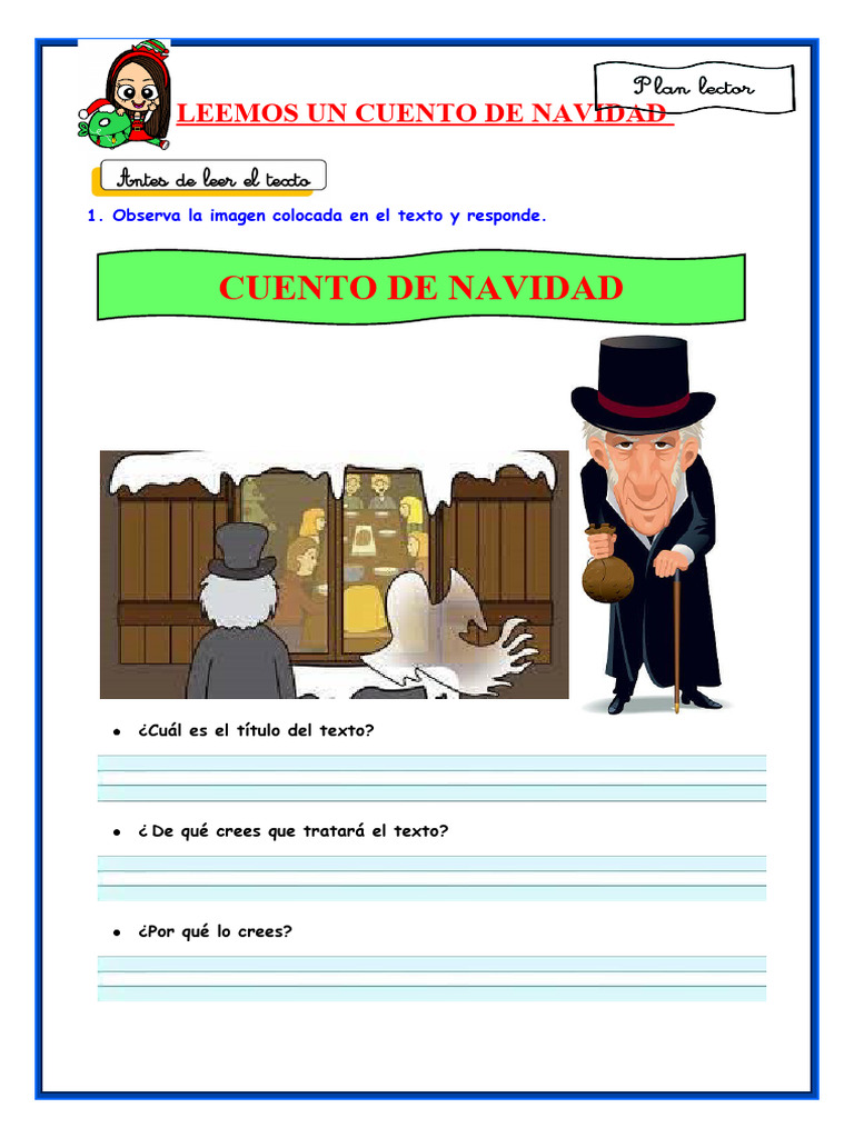 Cuento de Navidad para Niños | PDF | Ebenezer Scrooge | Un villancico