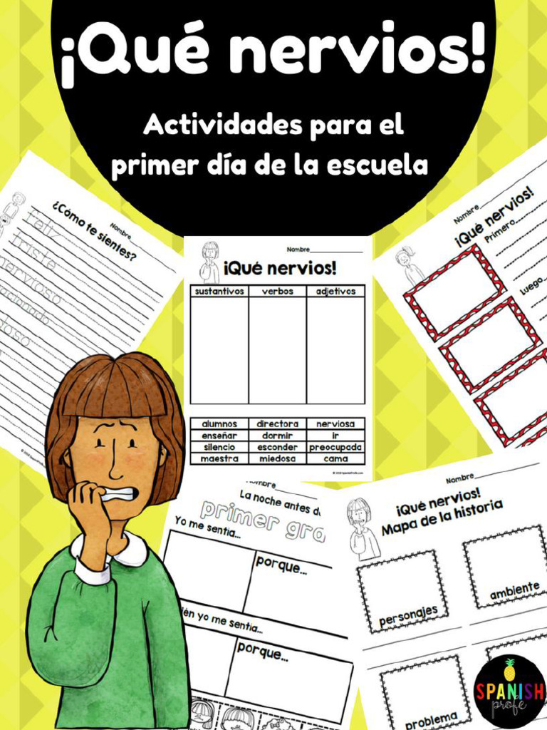 Que Nervios Book Study Spanish Profe | PDF