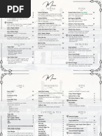 PGL Food Menu 2024-2025 Overview | PDF | Sausage | Salad