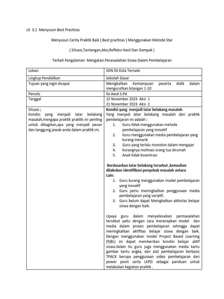 Menyusun Best Practices Yang Baru 2 | PDF