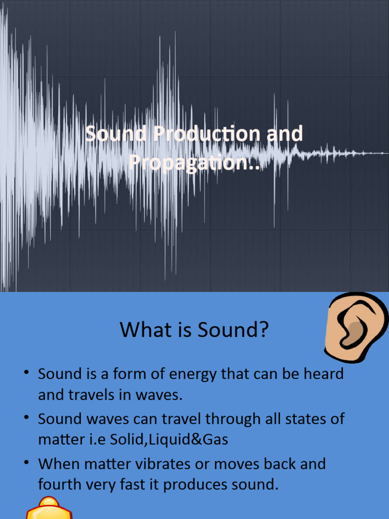 Sound Production and Propagation | PDF