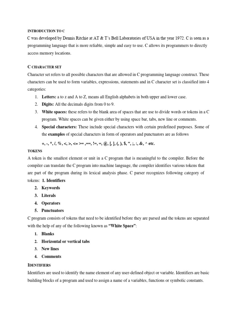 Fundamentals Of Programming Pdf Data Type Integer Computer Science