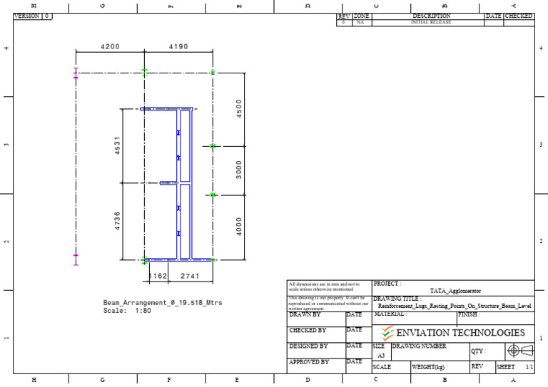 Reinforcement Lugs on Beam Structure | PDF | Materials | Physical Sciences