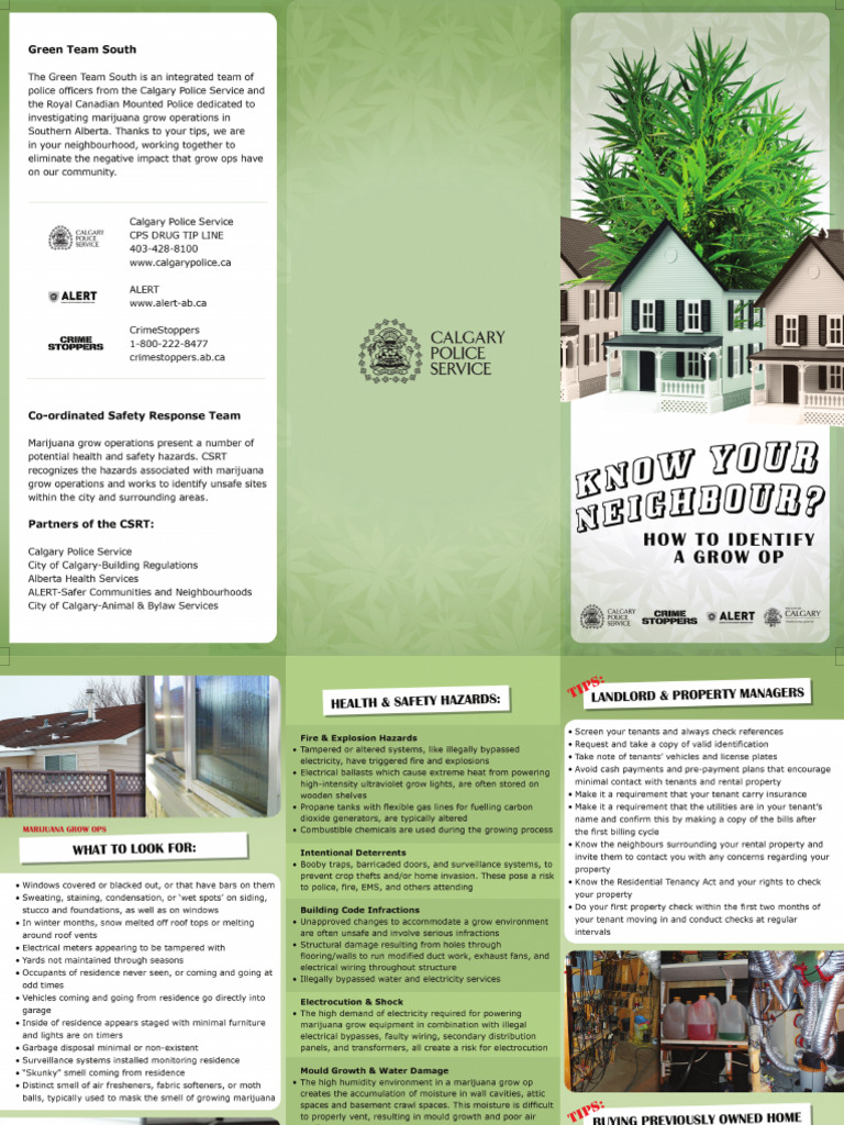 How To Identify Grow Op | PDF