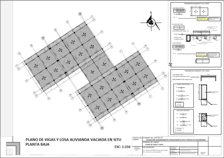 Plano de Vigas y Losas | PDF