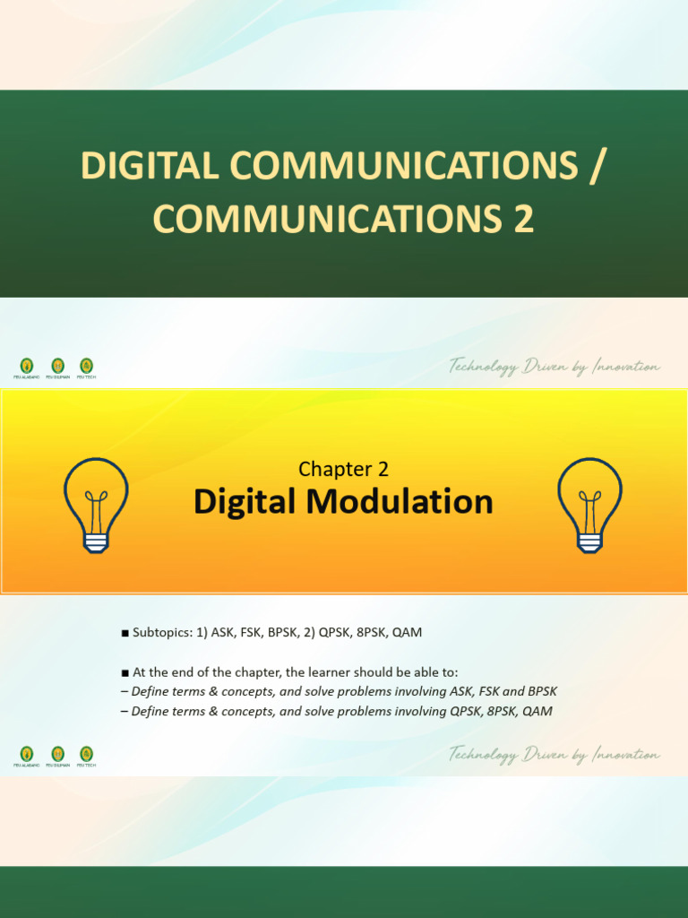 For Sync Class - Module 2 Part 1 | PDF | Modulation | Frequency Modulation