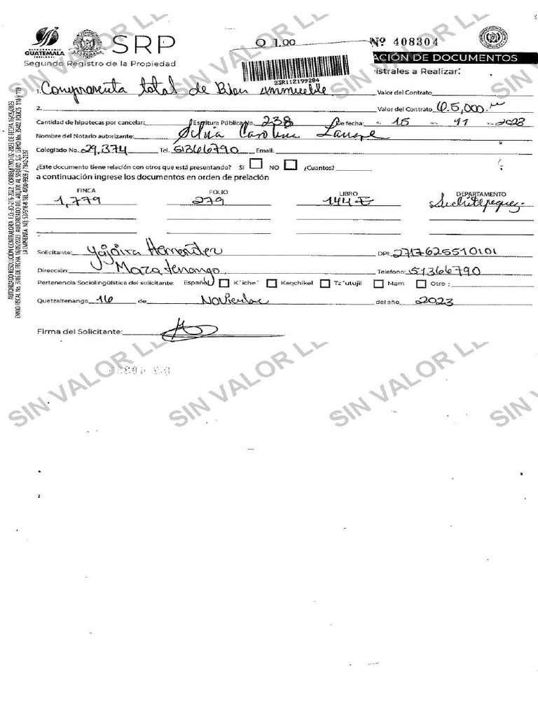 Documento en Tramite.... | PDF