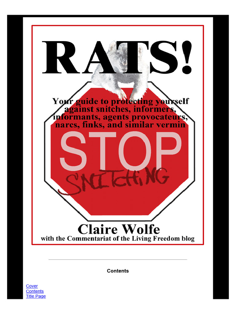 Rats! Your Guide To Protecting Yourself Against S | PDF | Entrapment ...