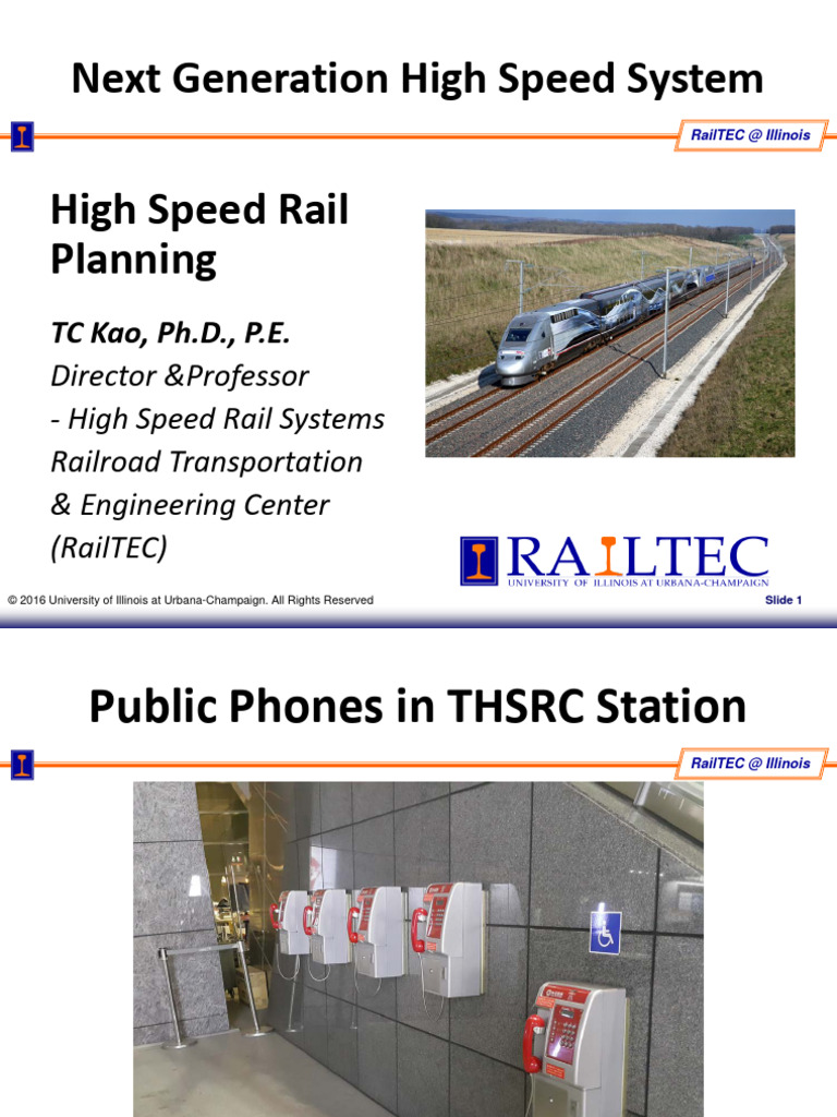 (TC Kao) Next Generation High Speed System | PDF | High Speed Rail | Train