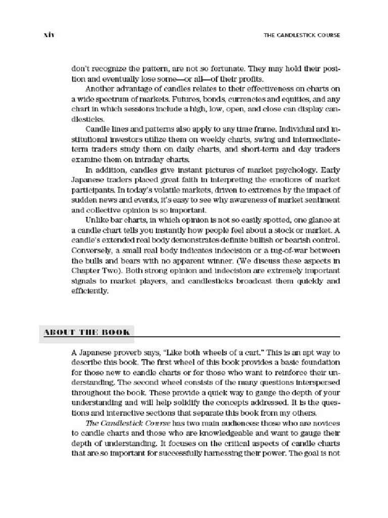 The Candlestick Course Steve Nison - Part12 | PDF